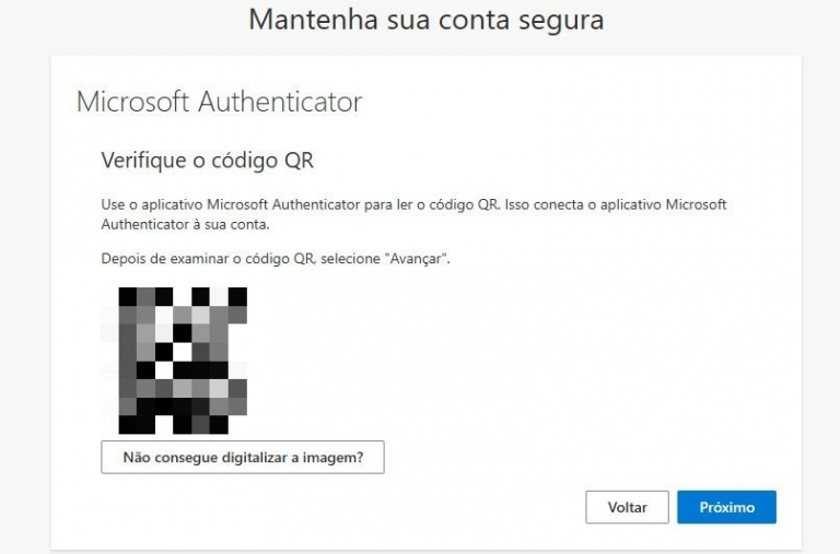 Configuração do Microsoft Authenticator no e-mail - WAN Tecnologia